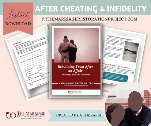 Affair Recovery Therapy Worksheets Infidelity Trust Cheating Couples T ...